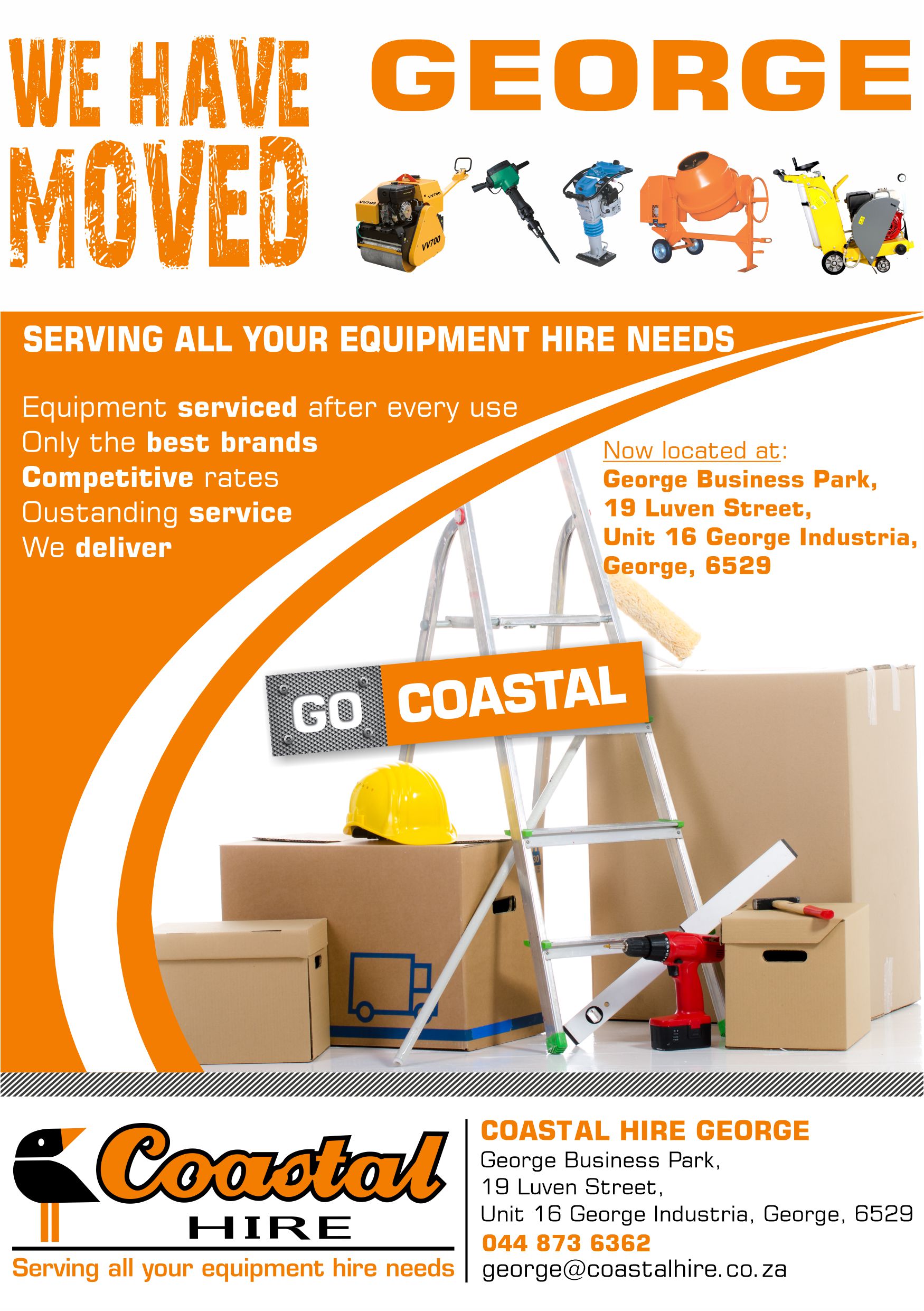 Coastal Hire George - We have moved! Coastal Hire George - We have moved!