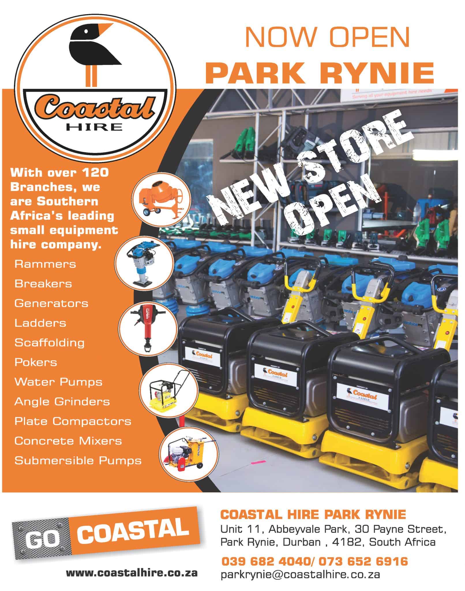 COASTAL HIRE PARK RYNIE - NOW OPEN